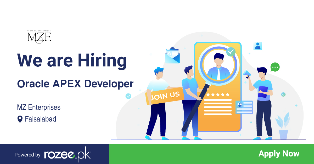 Oracle Apex Developer Job Faisalabad Mz Enterprises Rozee Pk
